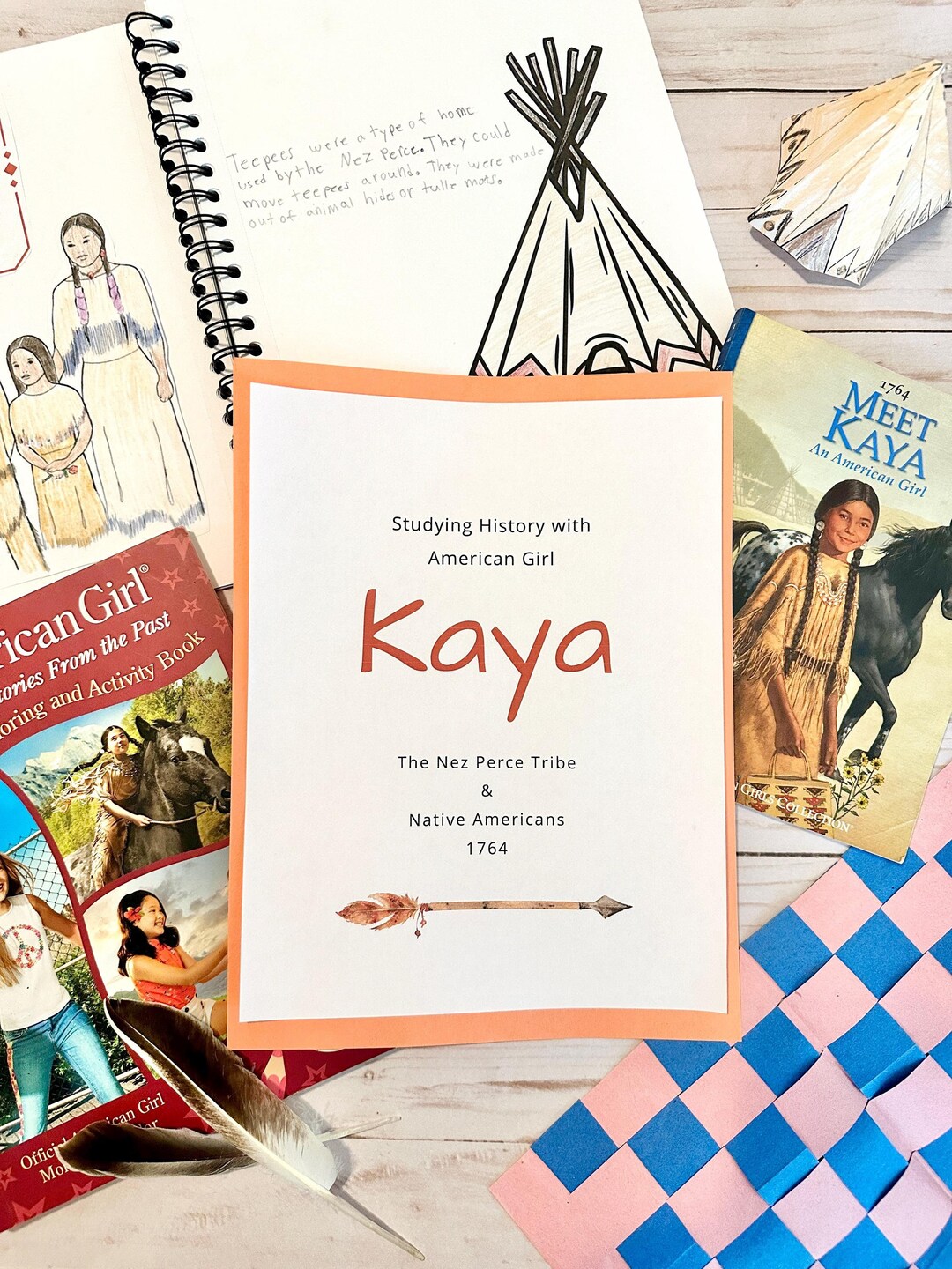 American Girl Unit Study | Kaya - Etsy