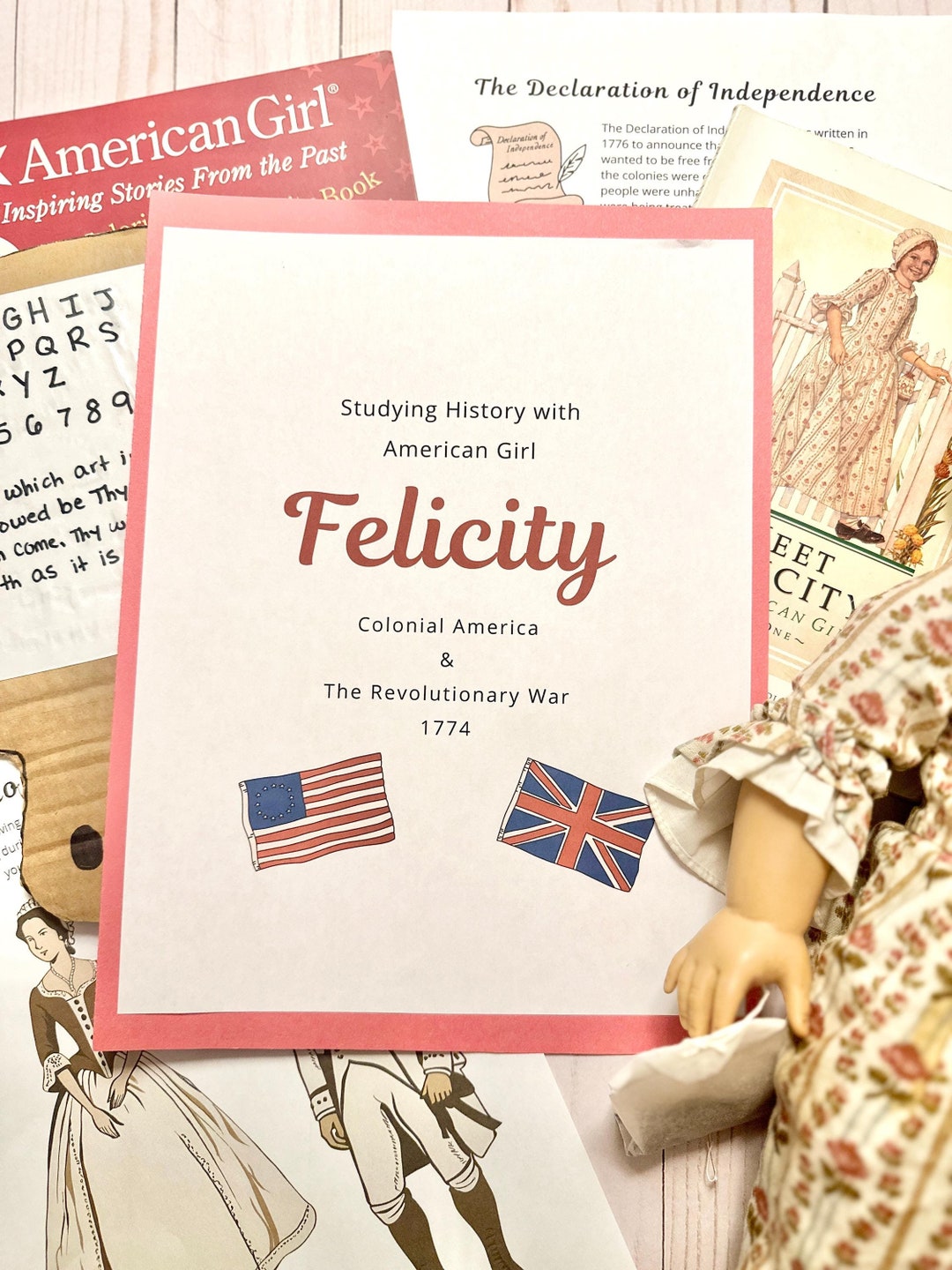 Felicity American Girl Unit Study - Etsy