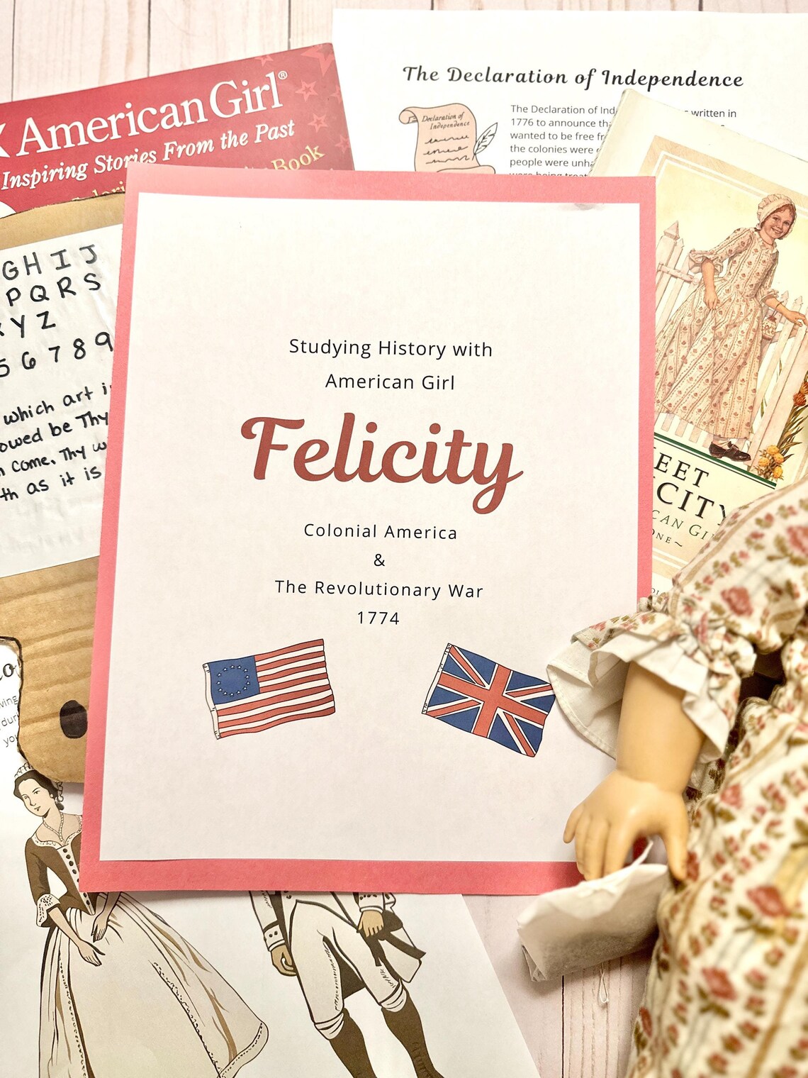 Felicity American Girl Unit Study - Etsy