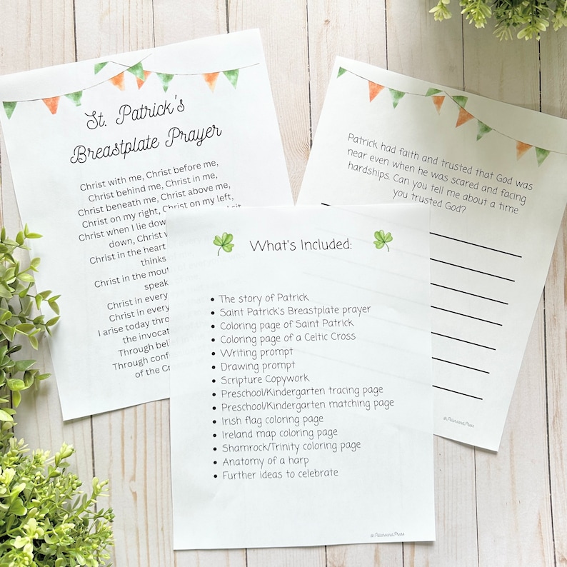 Saint Patrick's Day Lesson - Etsy