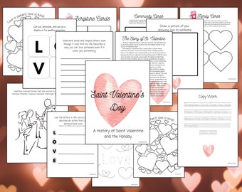 Valentine's Day Bakery Damatic Play Pretend Play Printables Hot Cocoa ...