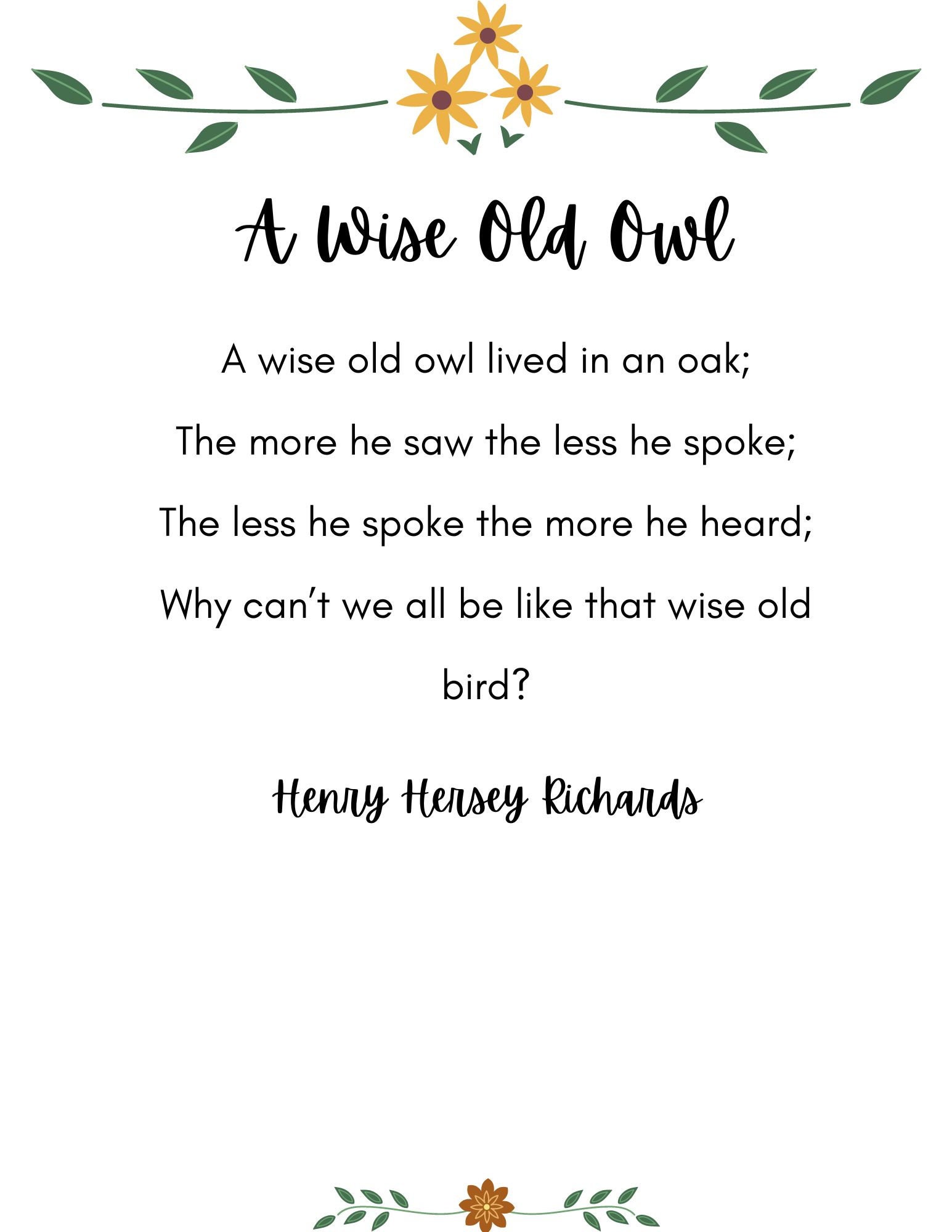 Poetry for Morning Menus | Easy and Delightful Poems for Kids - Etsy