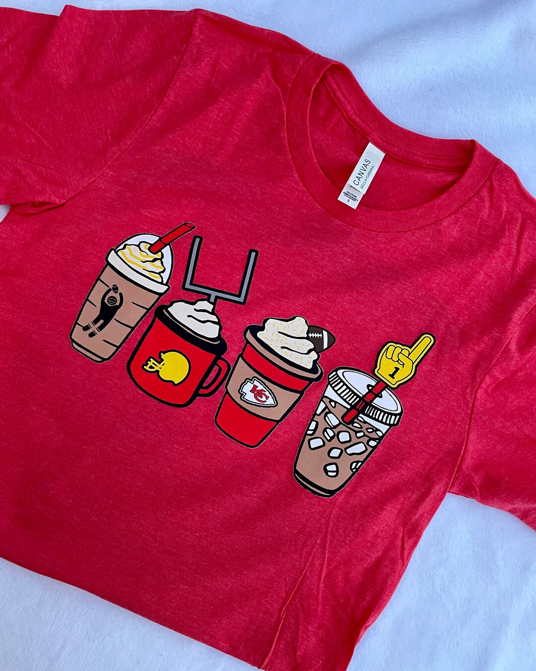 Kansas City Chiefs coffee Cups Bella Canvas - Etsy