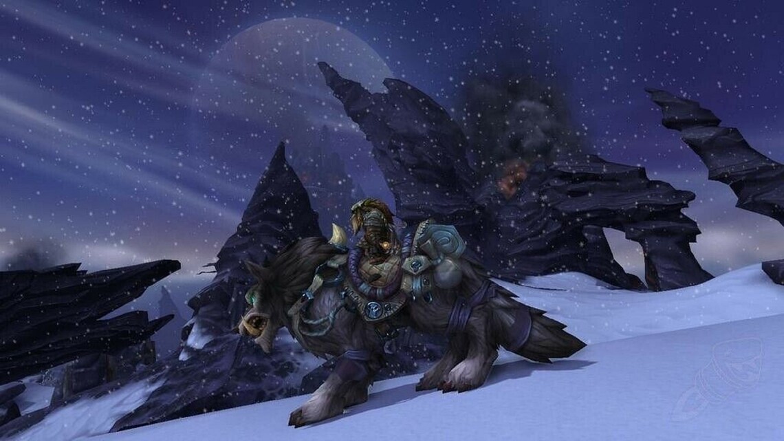 World Of Warcraft Wow Mount Garn Nighthowl Usna Serveurs Etsy