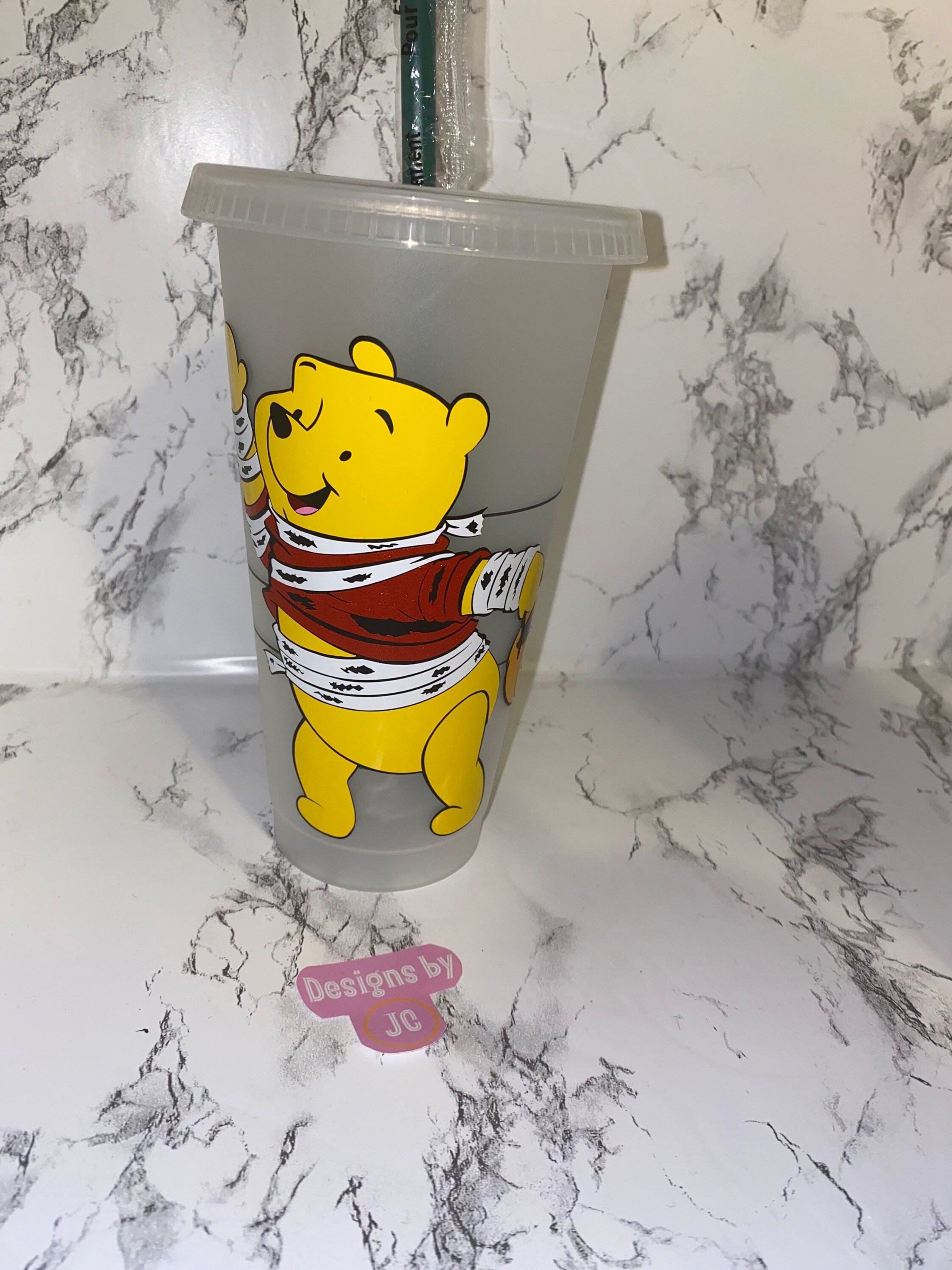 Starbucks Inspired Winnie the Pooh Cold Cup - Etsy