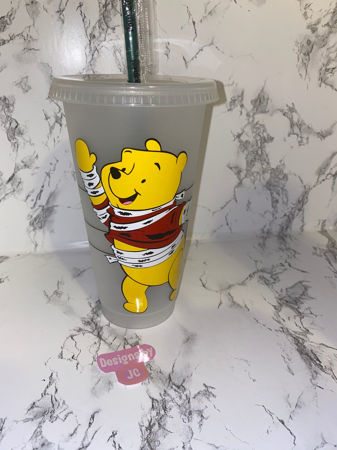 Starbucks Inspired Winnie the Pooh Cold Cup - Etsy