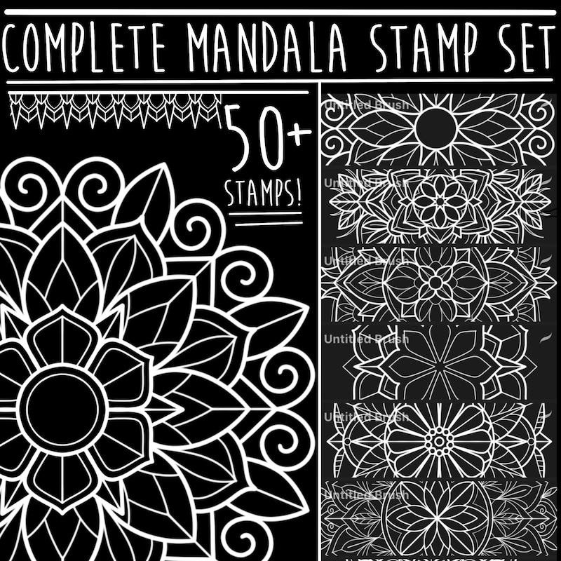 Mandala Stamp - Etsy