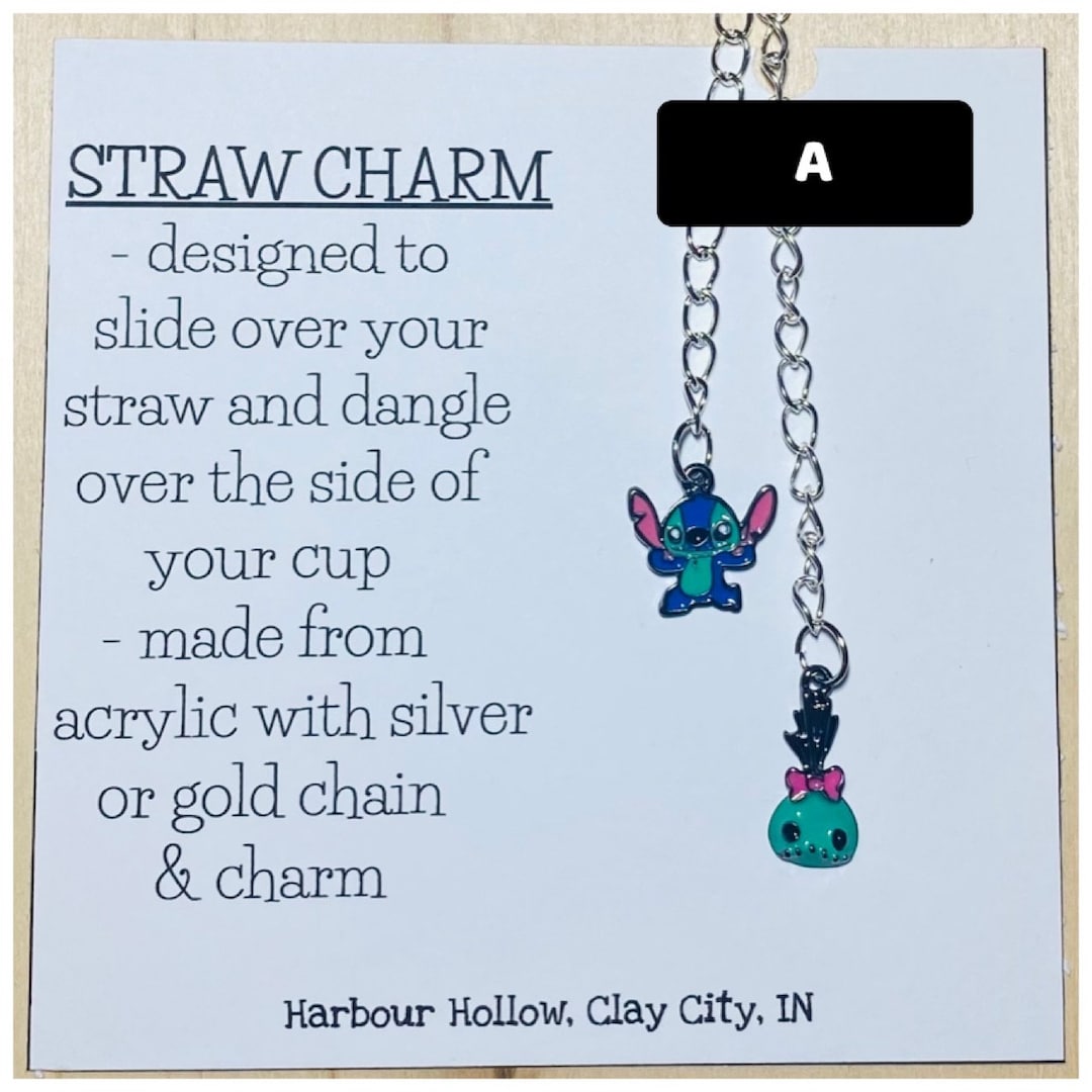Cartoon Monster Straw Charm Tumbler Straw Attachment Tumbler Accessory ...