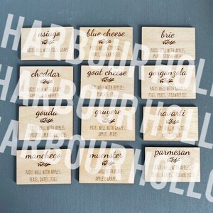 Charcuterie Board Signs, Cheese Board Labels, Gift for Foodies, Kitchen ...