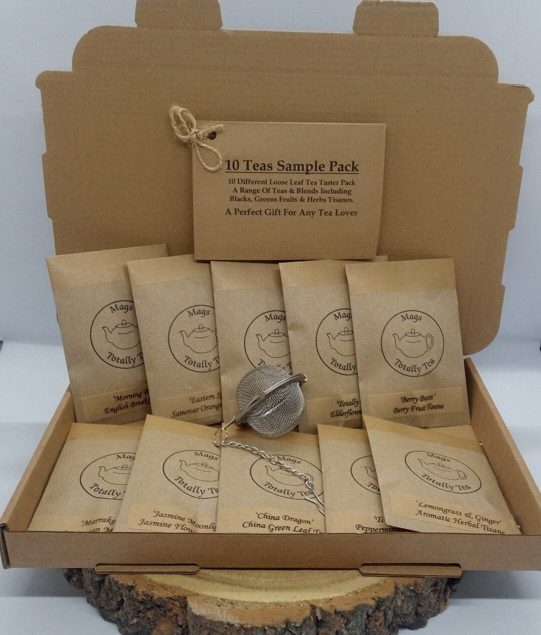 Letterbox Loose Leaf 10 Tea Taster Pack Caffeine Free Option Available ...