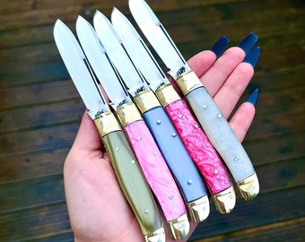 Quality Mini Pocket Knife With Keychain, Small Folding Knife With Key ...