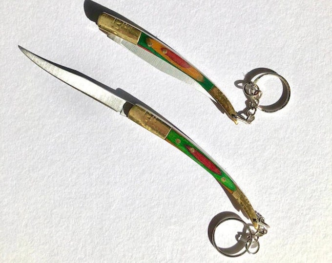 Quality Mini Pocket Knife With Keychain, Small Folding Knife With Key ...