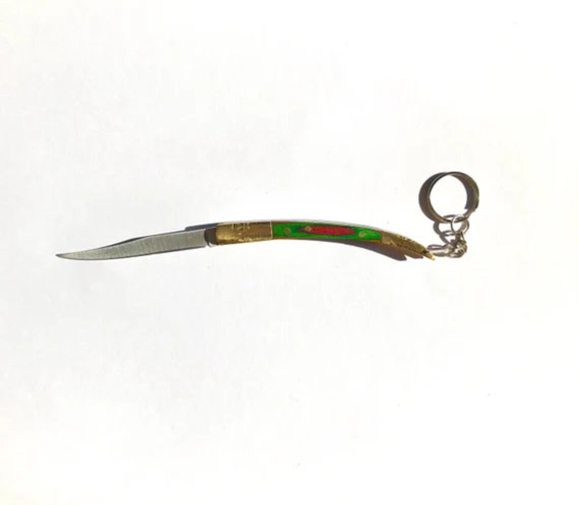 Quality Mini Pocket Knife With Keychain Small Folding Knife - Etsy