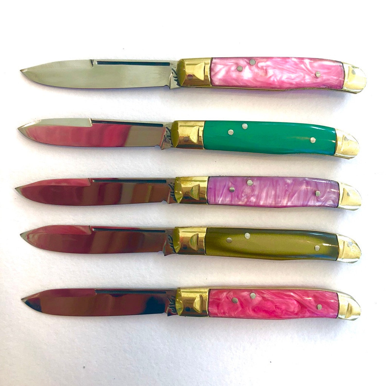 Mini Pocket Knife Small Folding Knife Quality Handmade - Etsy