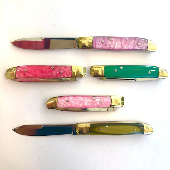 Mini Pocket Knife Small Folding Knife Quality Handmade | Etsy