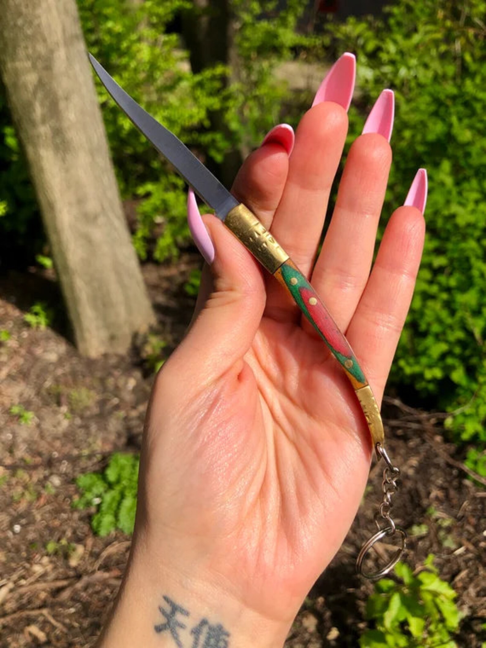 Quality Mini Pocket Knife With Keychain Small Folding Knife - Etsy