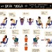 Kids Desk Yoga and Stretches Poster Printable | Educational Poster for ...