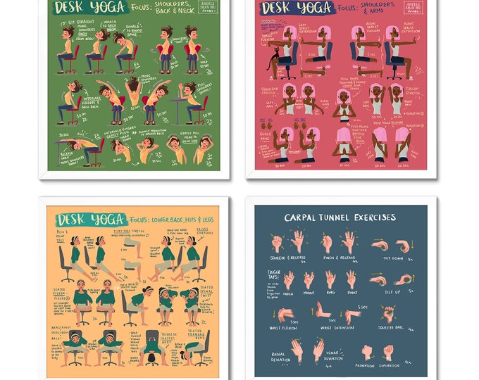 Desk Yoga - Focus on Lower Body, Lower Back, and Hips | Yoga at Your ...