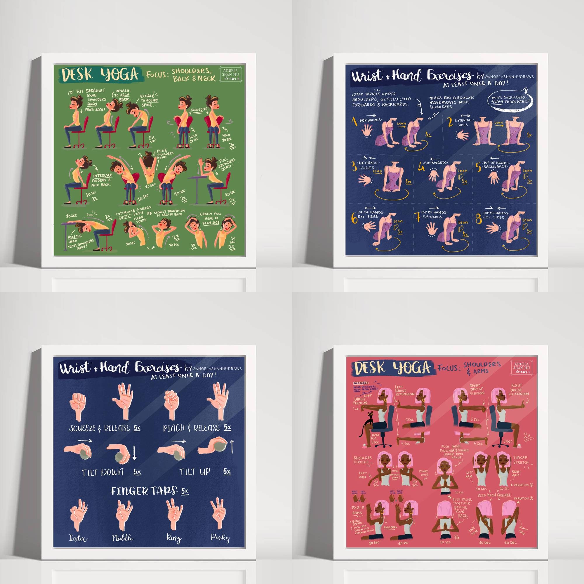 Buy Desk Yoga - Buy 2 Get 2 Free! | Yoga at Your Desk | Office Yoga ...