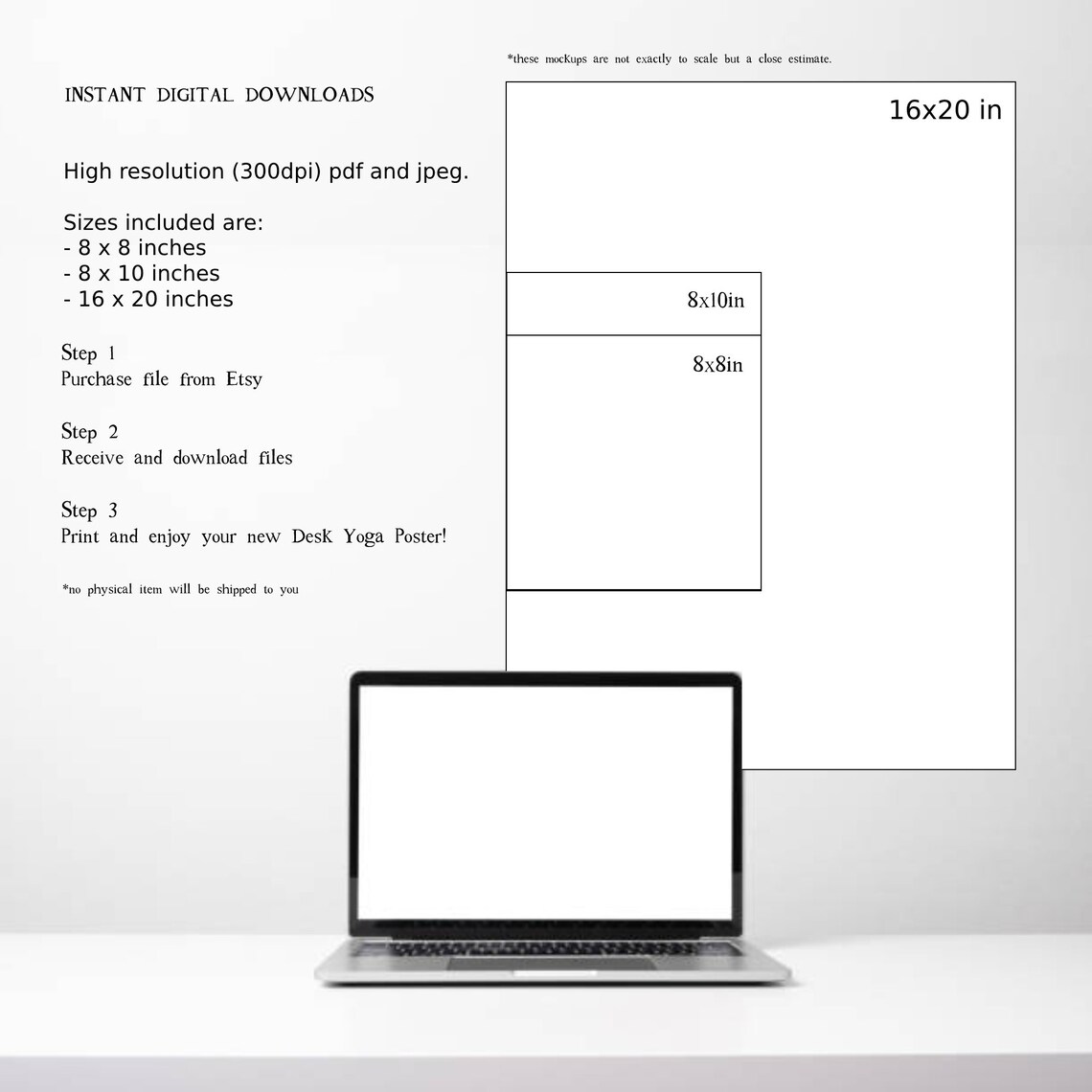 Kids Desk Yoga and Stretches Poster Printable | Educational Poster for ...