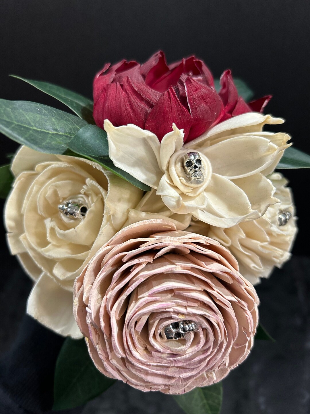 Sola Wood Flower Goth Valentines Day, Valentines Day, Gothic Gift ...