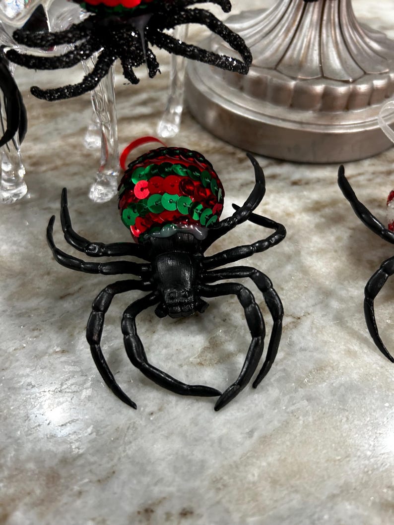 Gothic Spider Ornaments: Spooky Halloween/gothmas Decor - Etsy