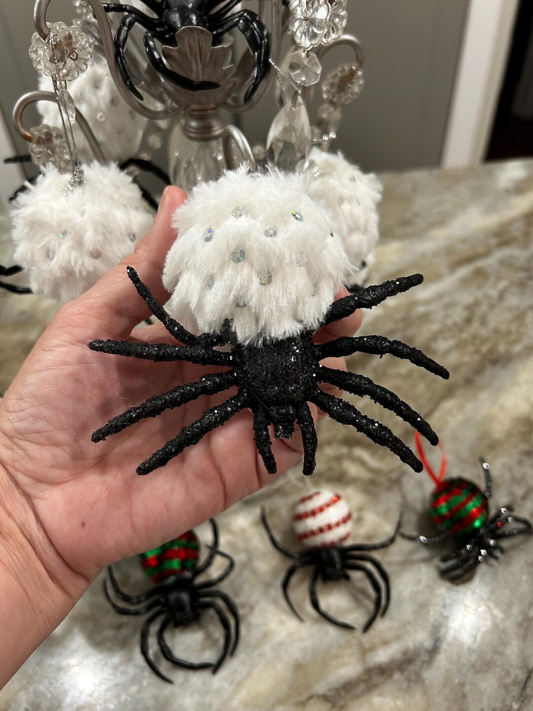 Gothic Spider Ornaments: Spooky Halloween/gothmas Decor - Etsy