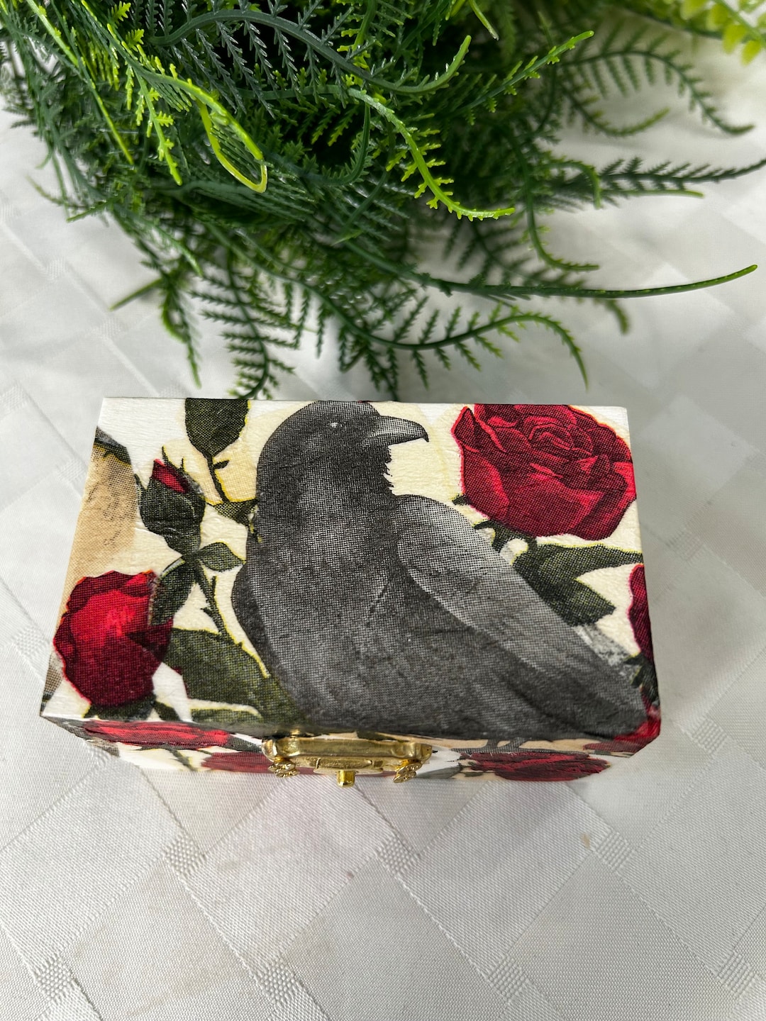 Tiny Jewelry Box, Tiny Wood Gift Box, Gothic Wood Box - Etsy