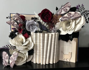 Butterfly House Book Sculpture One Book Sculpture Origami Book Wall ...