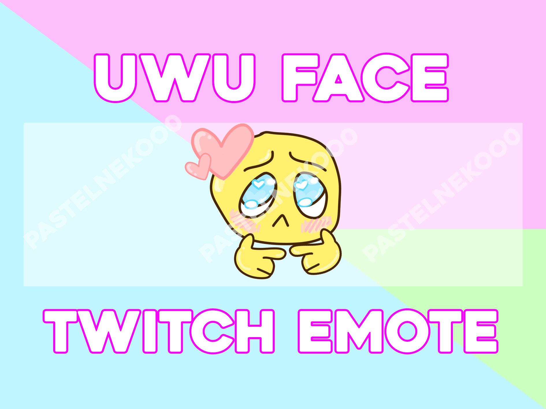 Uwu Twitch Emote - Etsy Australia