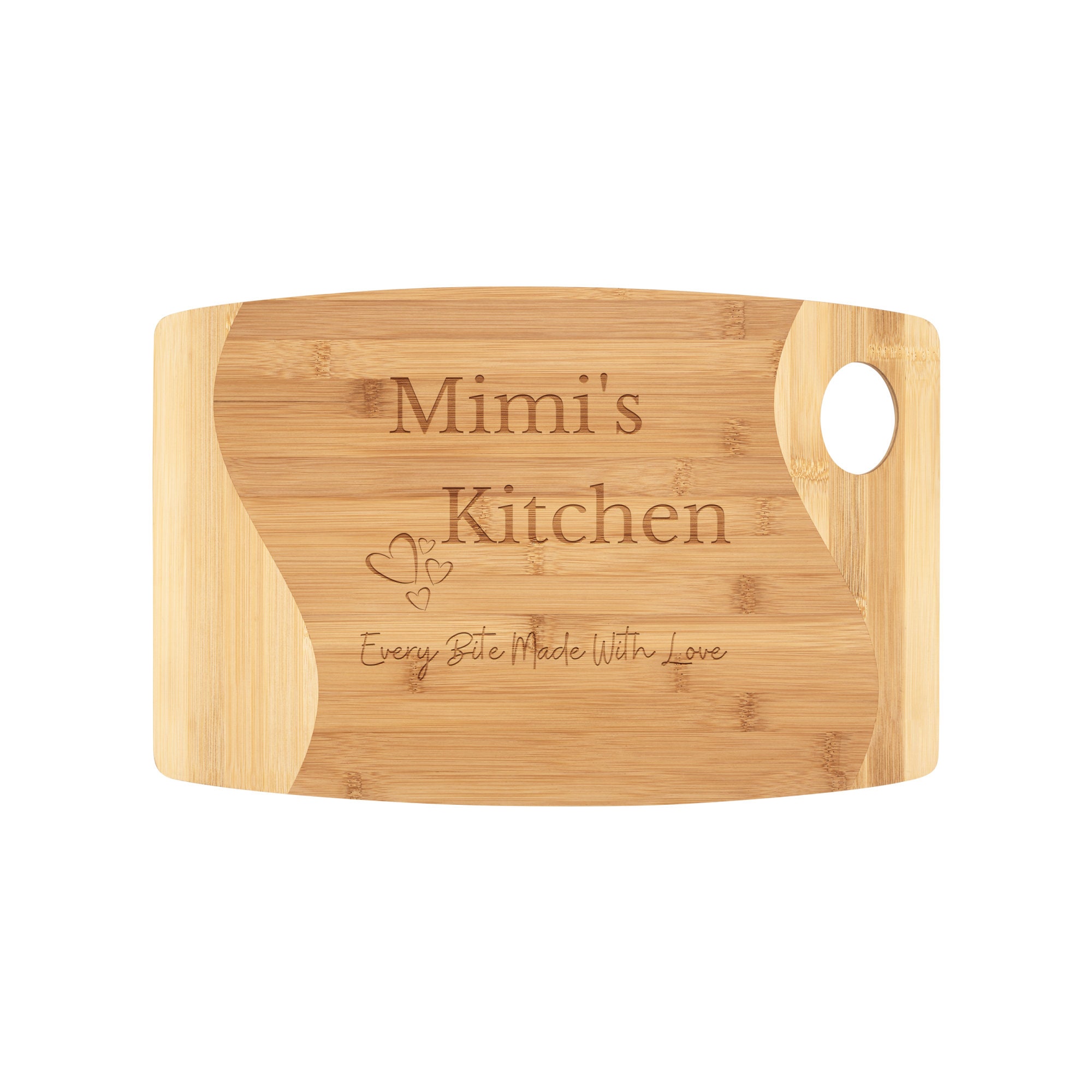 Gift for Mimi Mimi's Kitchen Bamboo Cutting Board Mimi's Kitchen Every ...