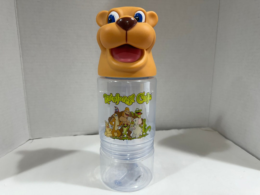 1990s/2000s RAINFOREST CAFE "cheetah" Water Bottle/snack Cup - Missing ...