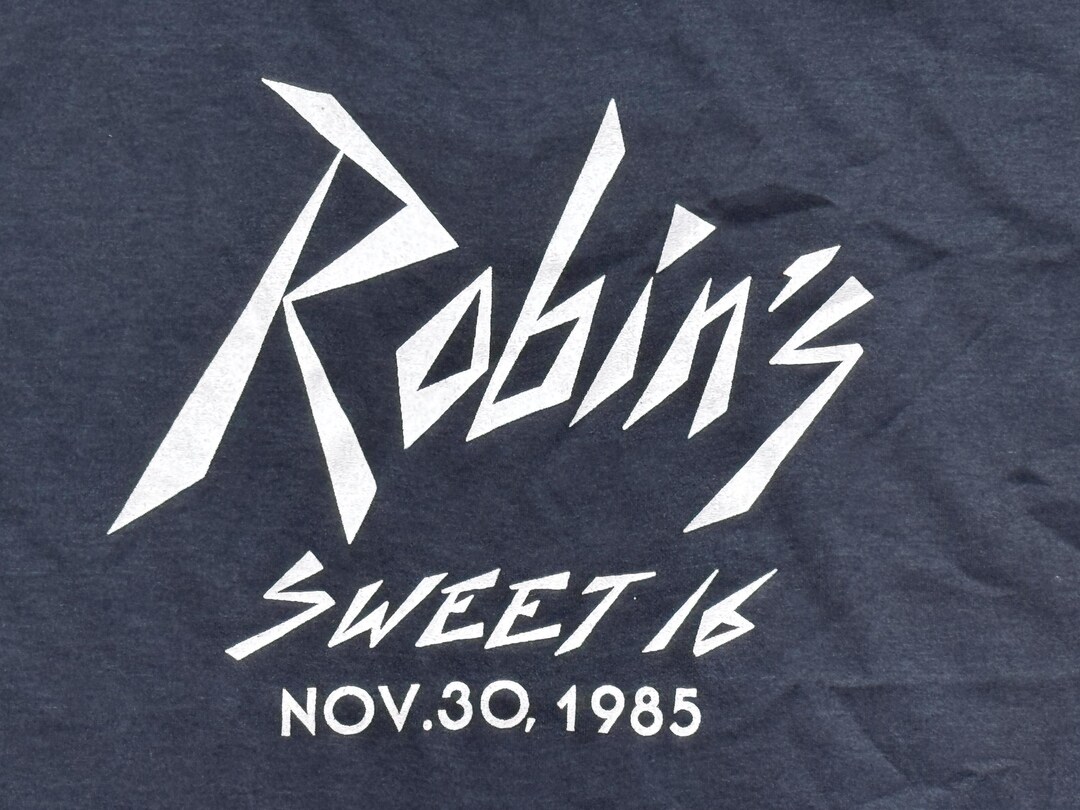 Vintage 1985 SCREEN STARS Robin's Sweet 16 Single Stitch NWOT T-shirt ...