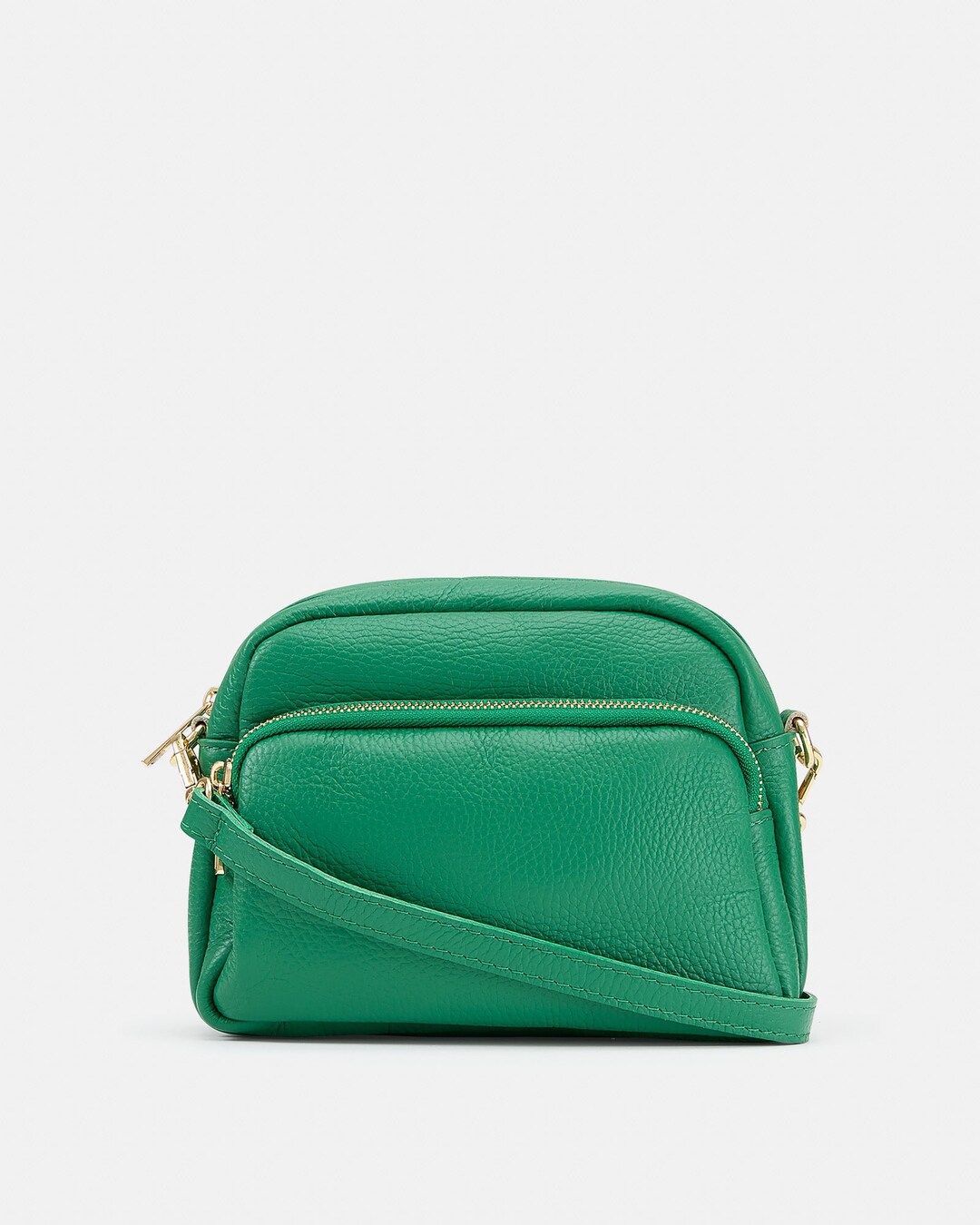 Aria Green Leather Crossbody Bag - Etsy