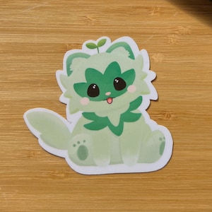 Sprigatito Sticker/ Pokèmon Sticker/ 9 Gen Starters - Etsy