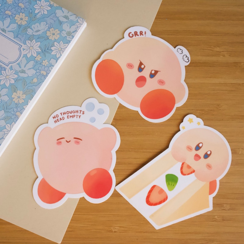 Kirby Sticker - Etsy