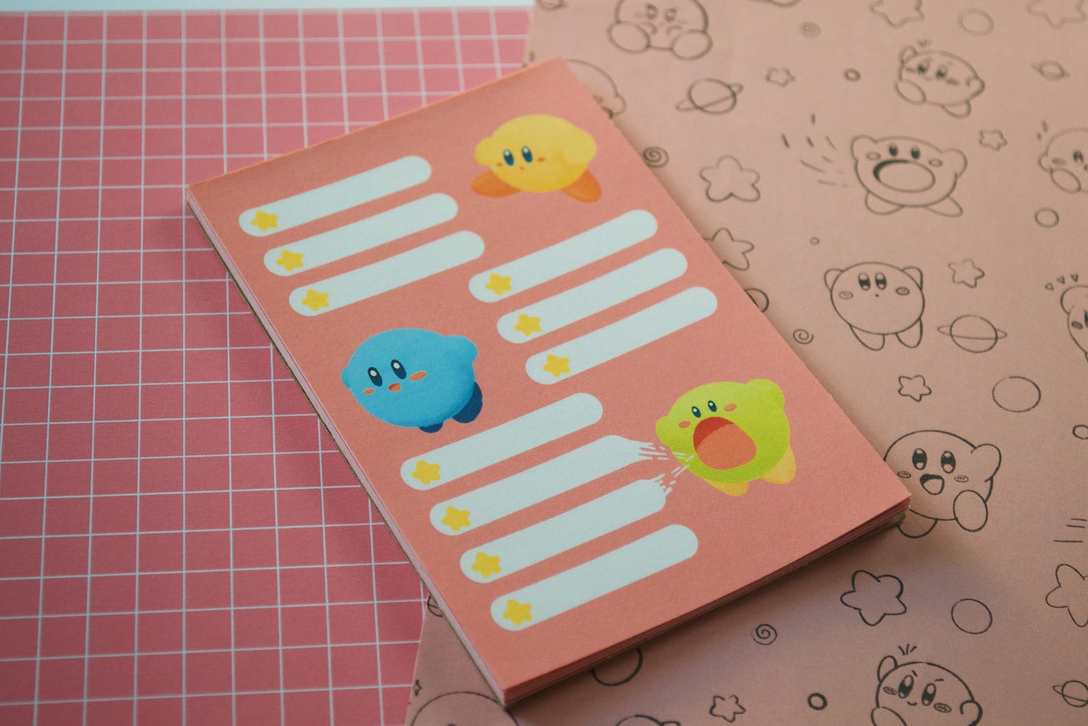 Kirby Memo Pad / List/note Pad - Etsy