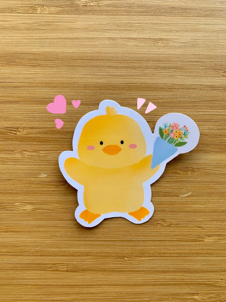 I Ducking Love You Sticker Pack / Cute Duck Stickers - Etsy