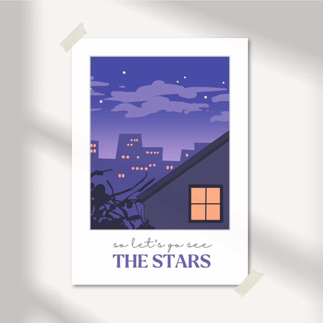 BND so Let's Go See the Stars Wall Print - Etsy