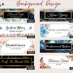Personalized Name Plate for Desk Custom Office Decor Nameplate Sign ...