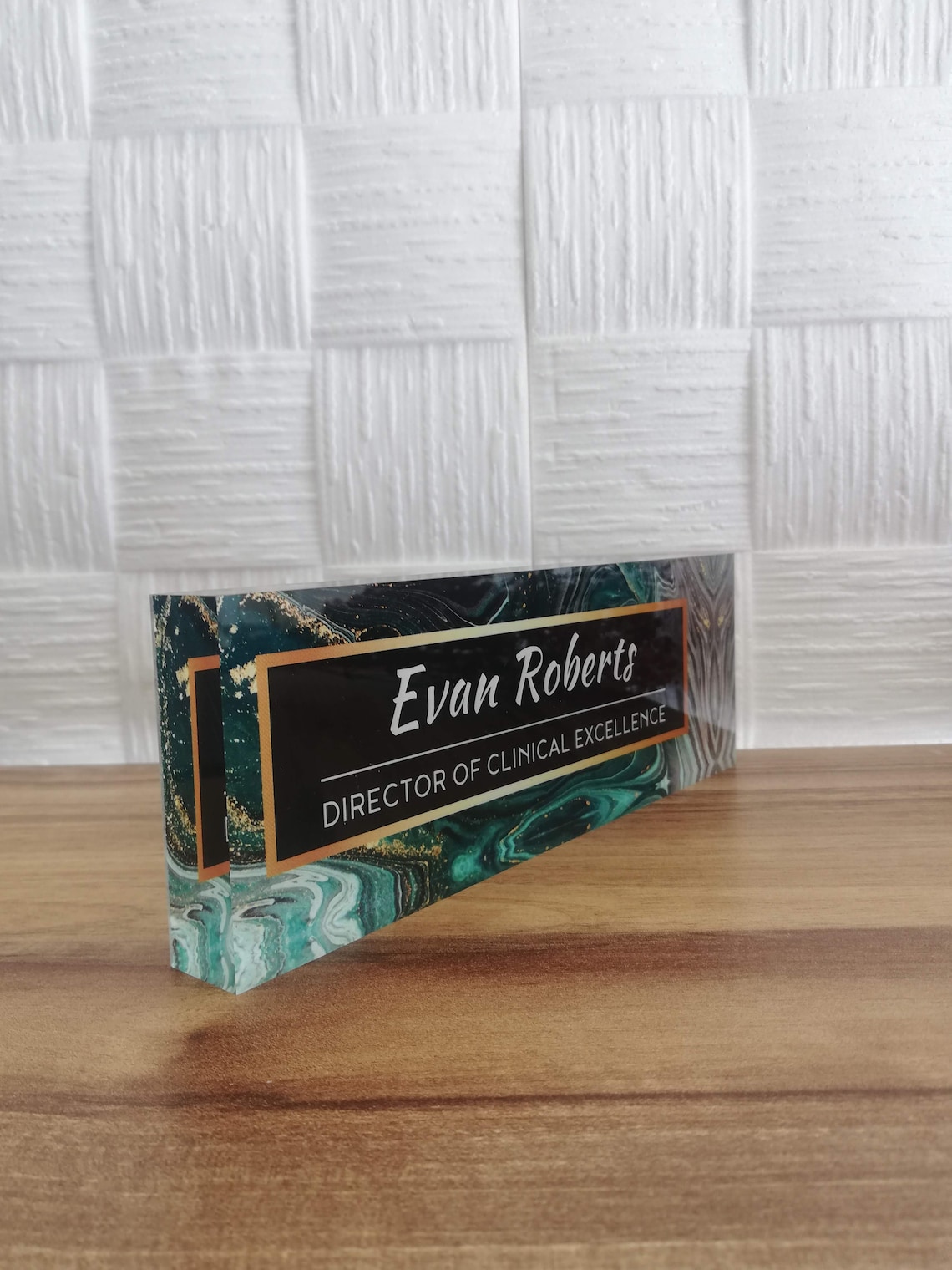 Personalized Name Plate for Desk Custom Office Decor Nameplate - Etsy