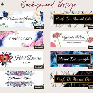 Personalized Name Plate for Desk Custom Office Decor Nameplate Sign ...