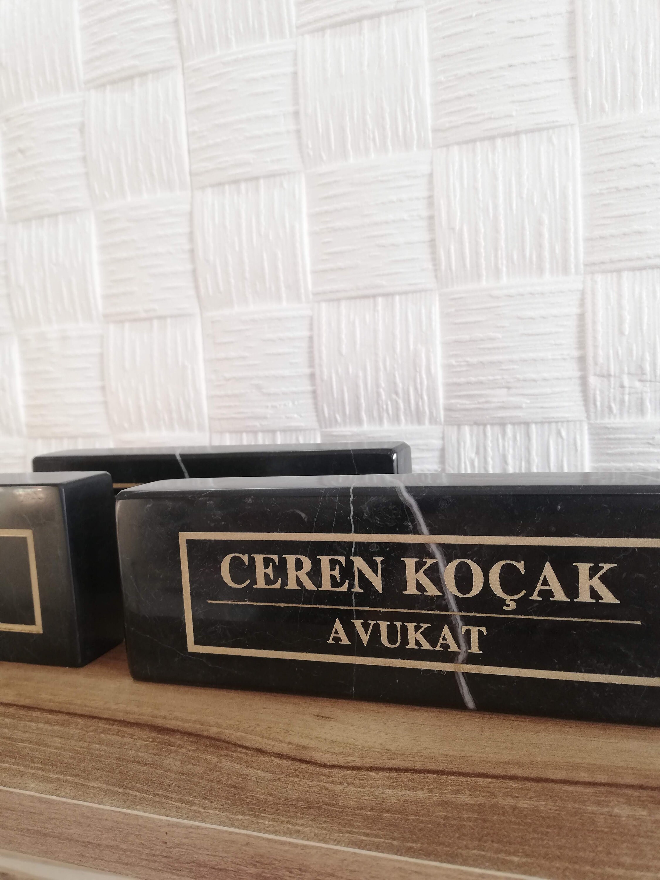 Black Marble Name Plates, Marble Name Plate , - Etsy