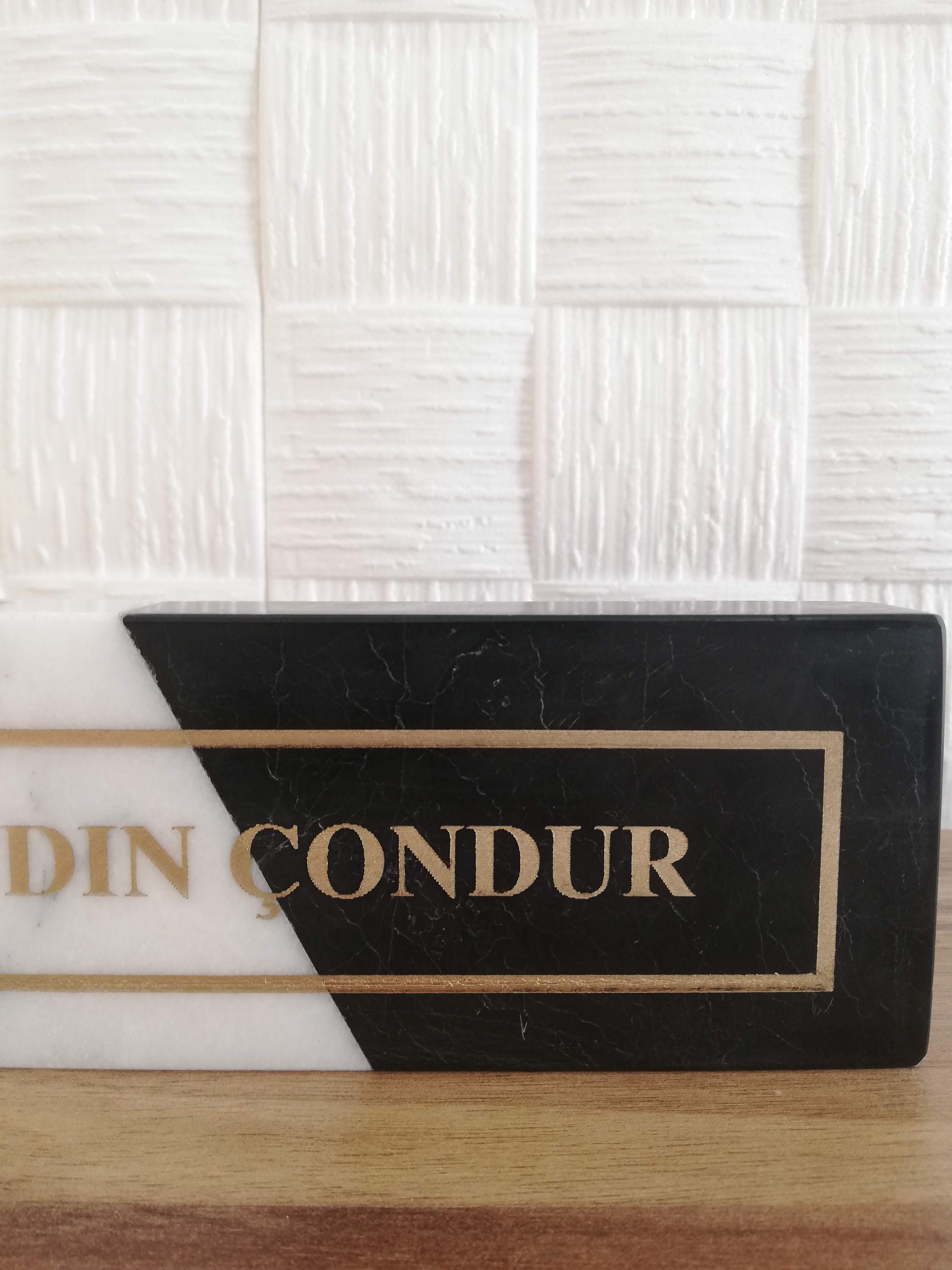 Black Marble Name Plates, Marble Name Plate , - Etsy