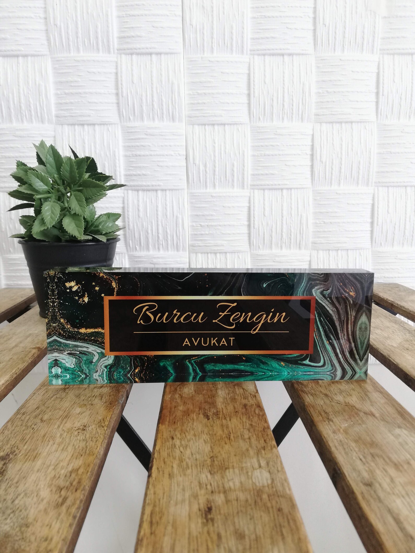 Personalized Name Plate for Desk Custom Office Decor Nameplate - Etsy