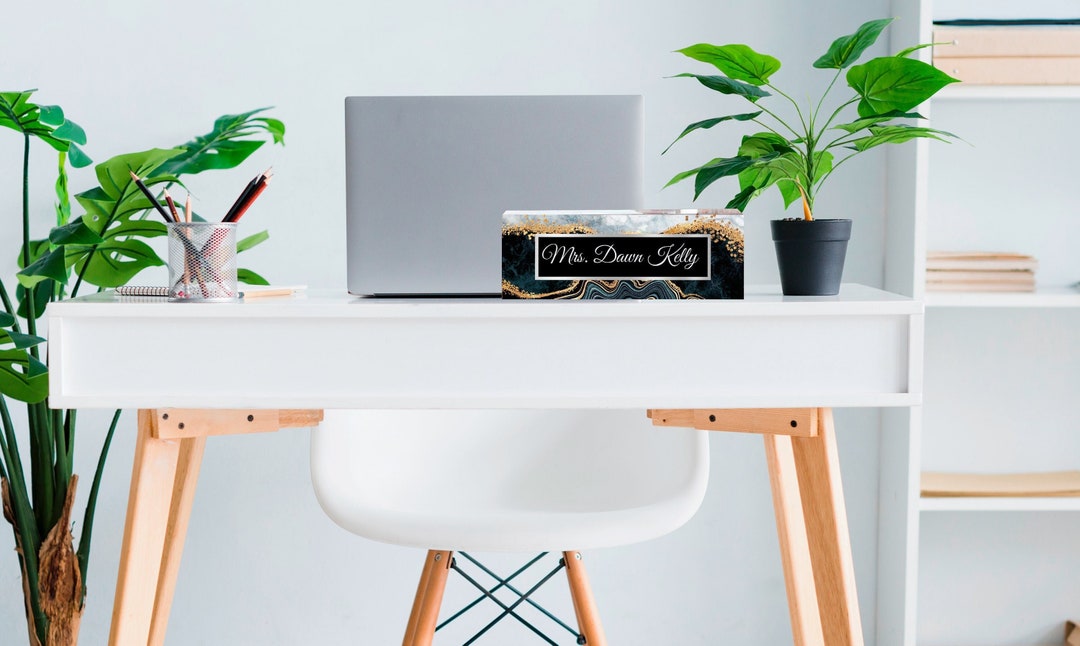 Personalized Name Plate for Desk Custom Office Decor Nameplate Sign ...