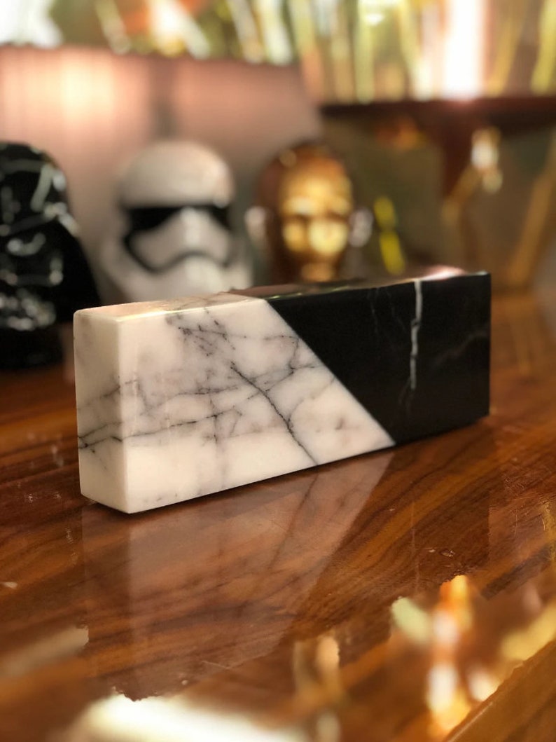 Personalized Desk Name Plate Marble Marble Name Plate Black - Etsy