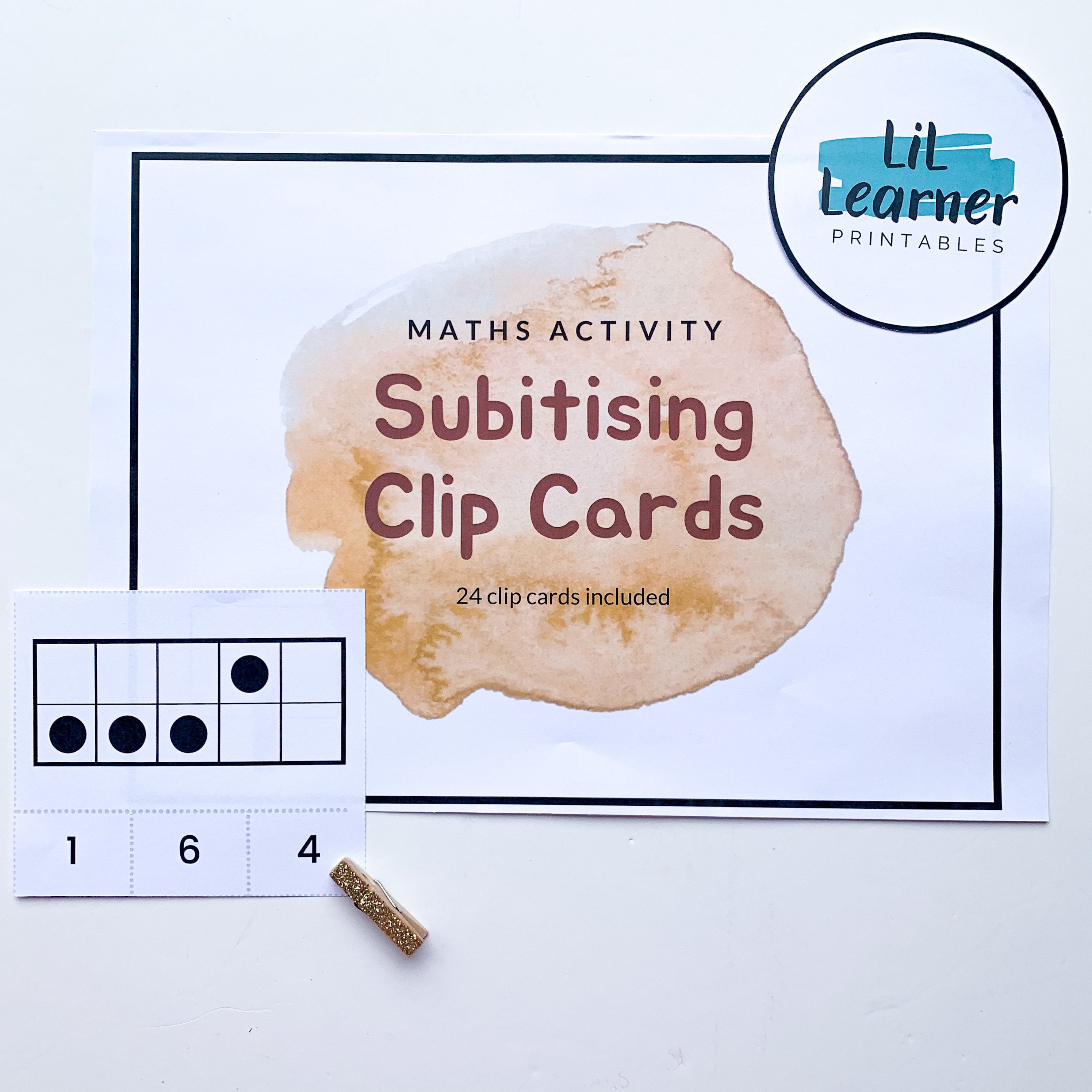 Printable, Educational Activity, Homeschool, Maths, Subitising, Number ...