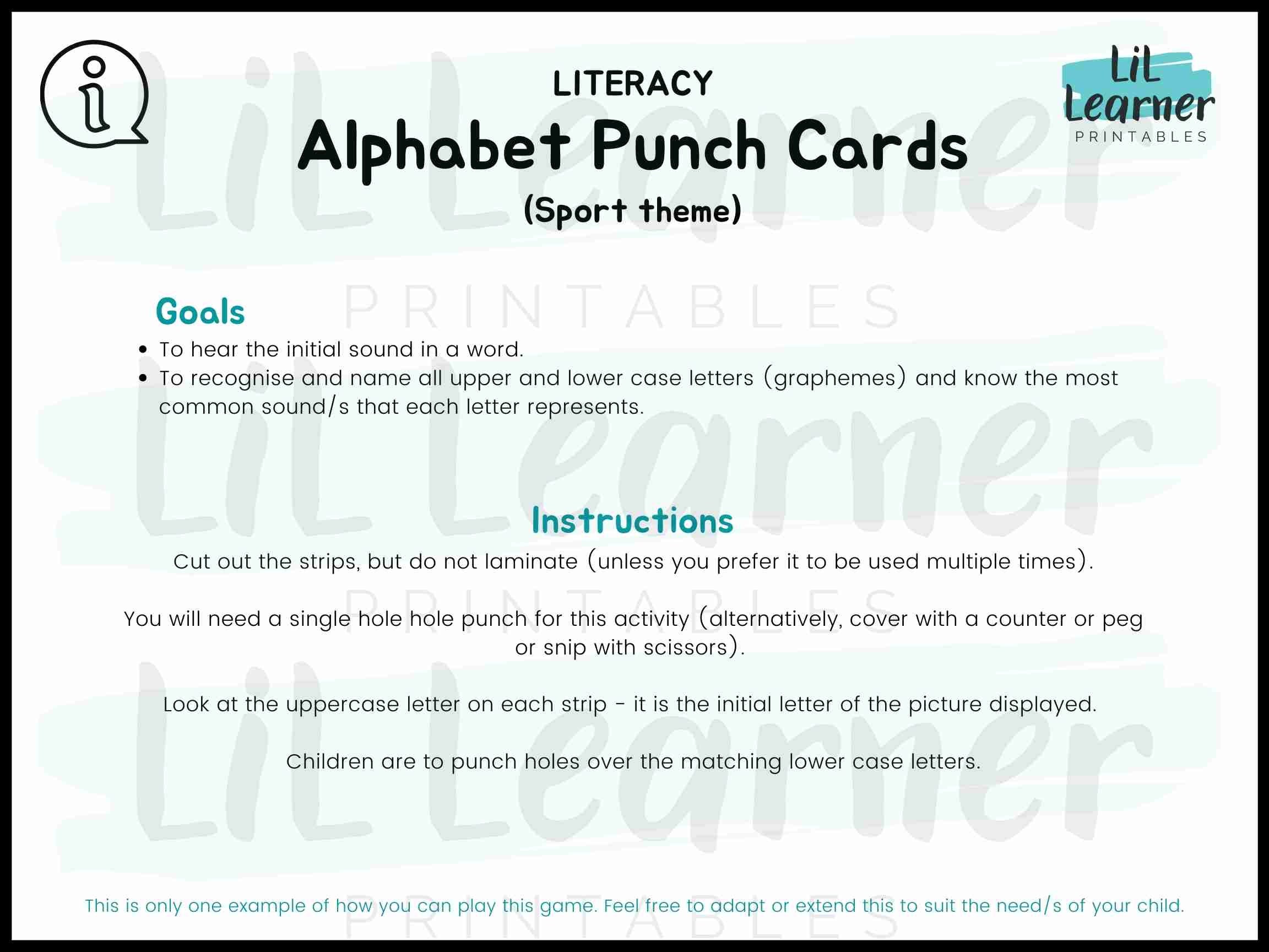 Printable, Educational Activity, Homeschool, Letter Recognition ...