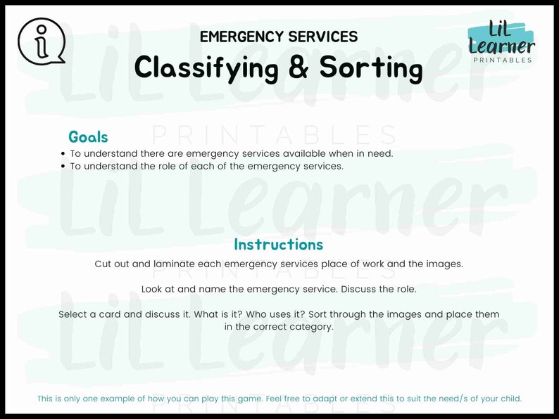 Printable, Educational Activity, Homeschool, Classifying and Sorting ...